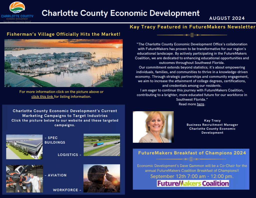 August Economic Development Newsletter - Charlotte County Economic ...